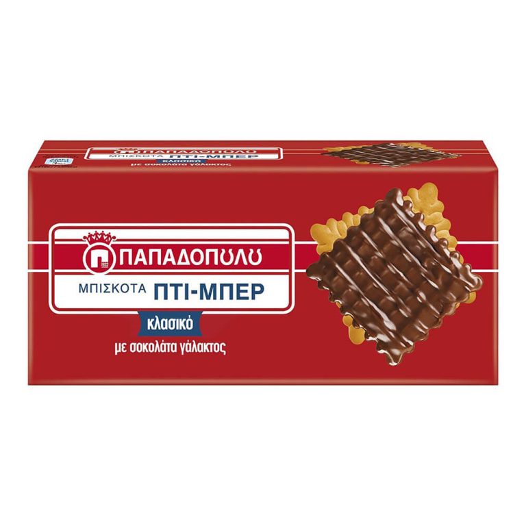 ΠΑΠΑΔΟΠΟΥΛΟΥ ΠΤΙ-ΜΠΕΡ ΜΠΙΣΚΟΤΑ 200g ΜΕ ΣΟΚΟΛΑΤΑ ΓΑΛΑΚΤΟΣ - JOY market