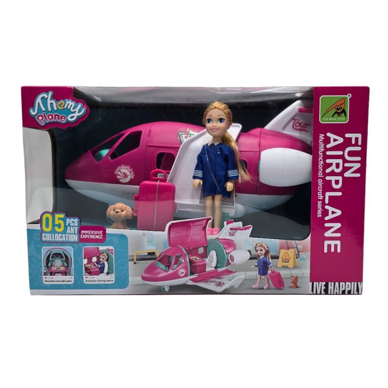 ΑΕΡΟΠΛΑΝΟ FUN AIRPLANE ΜΕ ΚΟΥΚΛΑ 33x20εκ. Νο.9045-1 - JOY market