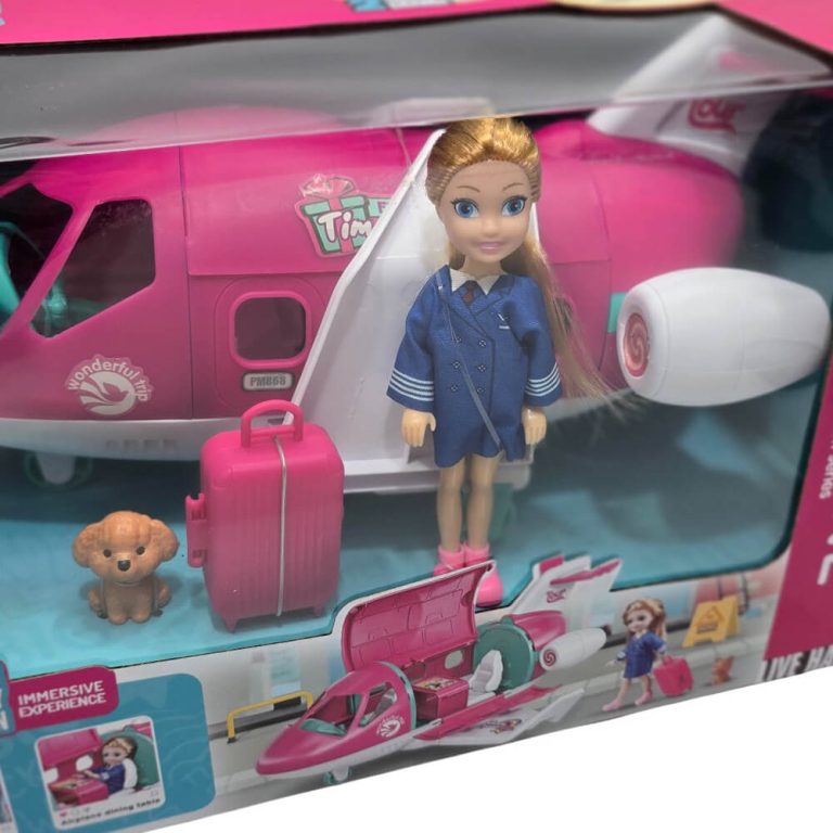 ΑΕΡΟΠΛΑΝΟ FUN AIRPLANE ΜΕ ΚΟΥΚΛΑ 33x20εκ. Νο.9045-1 - JOY market