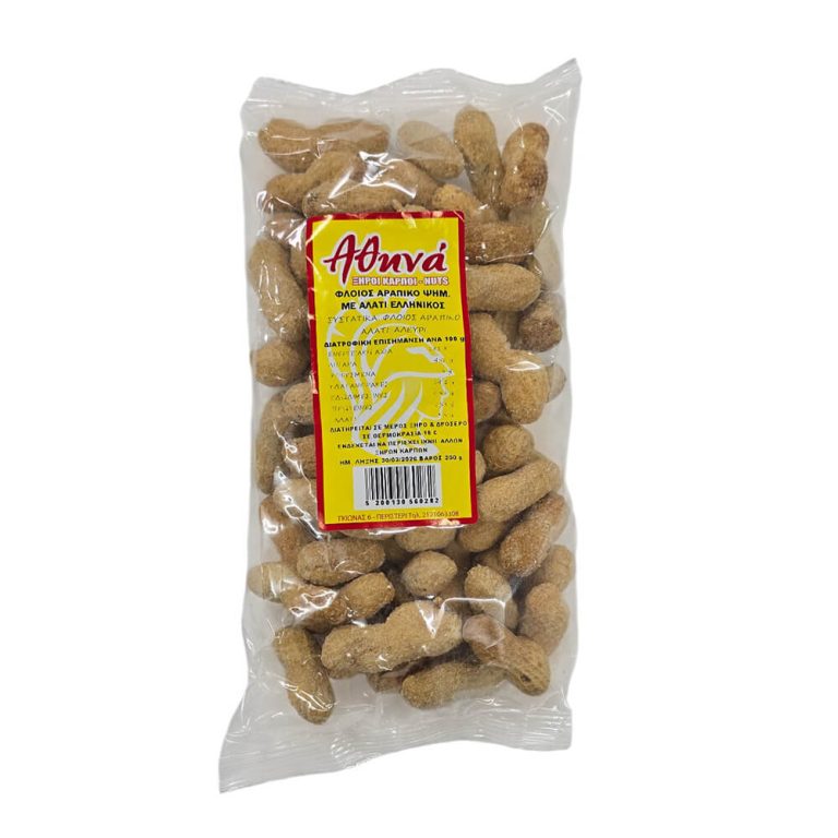 ΑΘΗΝΑ ΞΗΡΟΙ ΚΑΡΠΟΙ ΦΑΚΕΛΟ ΦΛΟΙΟΣ ΜΕ ΑΛΑΤΙ 200g - JOY market
